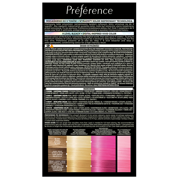 Préférence Pusiau ilgalaikiai plaukų dažai L'oreal Paris Preference METAVIVIDS Plaukų dažai 7. ...