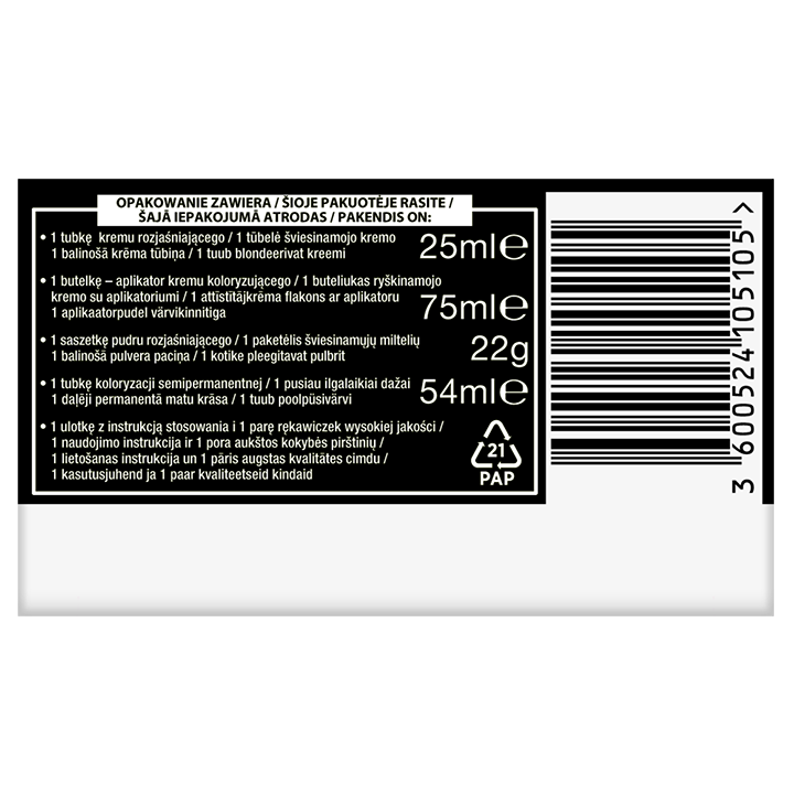 Préférence Pusiau ilgalaikiai plaukų dažai L'oreal Paris Preference ...